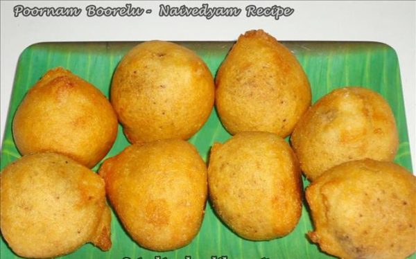 Boorelu recipe | Poornalu recipe for navratri naivedhyam