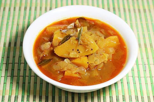 Gummadikaya pulusu | Pumpkin pulusu - Swasthi's Recipes