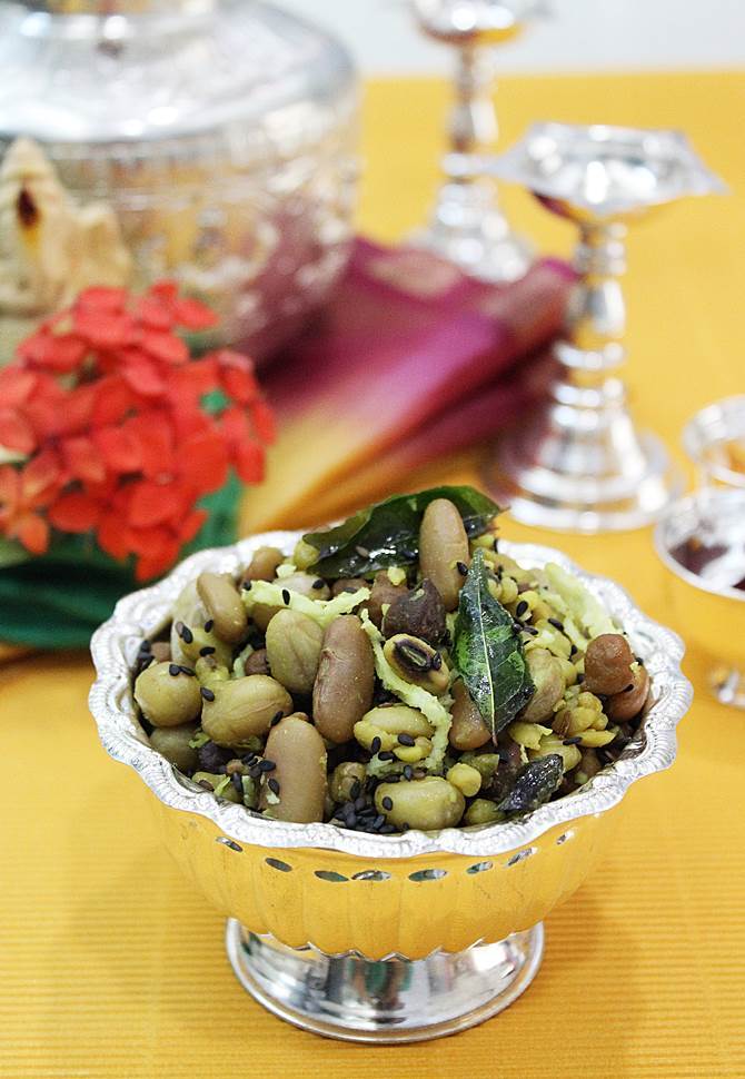 navadhanya sundal – navadhanyam guggillu recipe