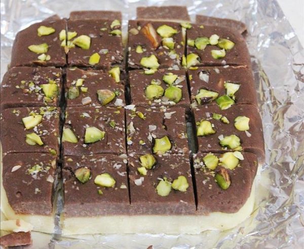 chocolate burfi recipe | chocolate barfi recipe | burfi recipe