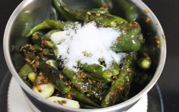 Green Chilli Chutney Recipe Swasthis Recipes