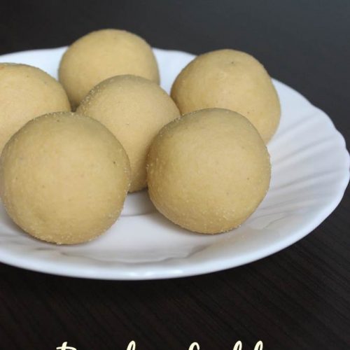 Bandar Laddu (Thokkudu Ladoo) - Swasthi's Recipes