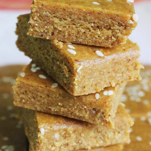 Almond burfi recipe with jaggery | Badam barfi recipe with jaggery