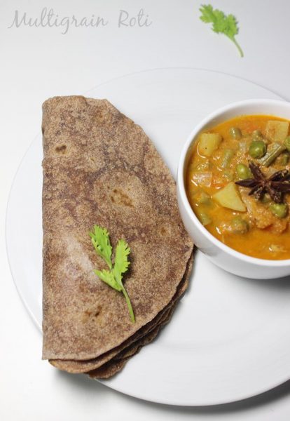 Multigrain roti recipe | How to make soft multigrain roti or chapathi