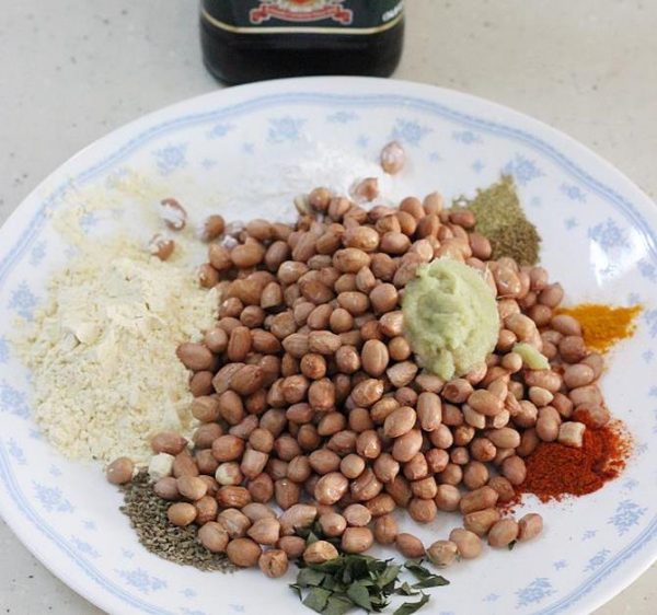 Peanut Masala (Spicy Roasted Peanuts) - Swasthi's Recipes