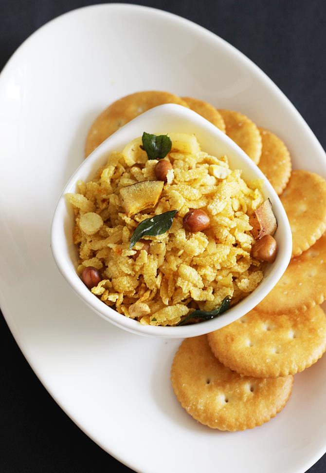 Poha chivda recipe | How to make poha chivda | chivda recipe