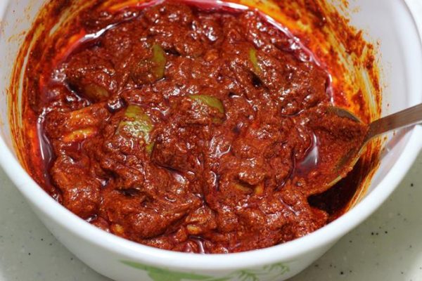 Mango Pickle Recipe (South Indian Style) - Swasthi's Recipes