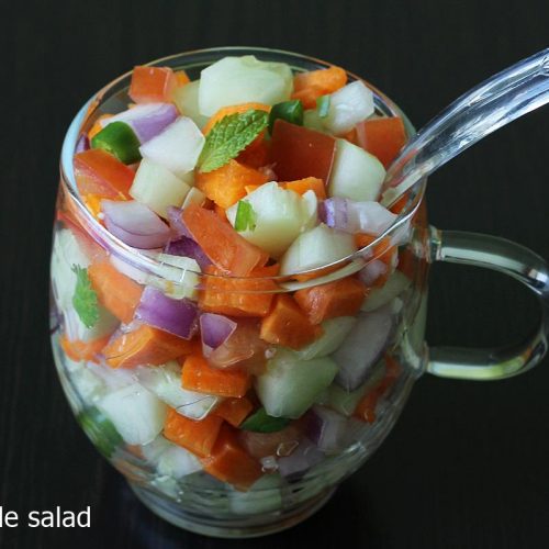 Vegetable salad recipe - Swasthi's Recipes