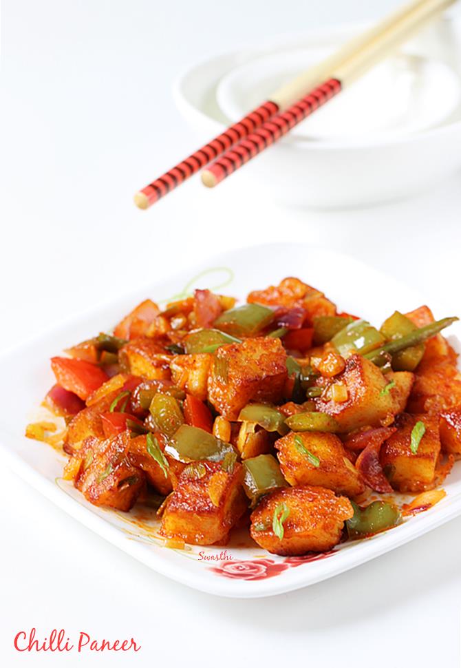 Chilli paneer recipe video | How to make chilli paneer dry & gravy recipe