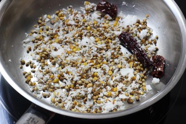 Sambar rice recipe (Sambar sadam) - Swasthi's Recipes