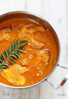 Fish curry recipe (Indian fish masala) - Swasthi's Recipes