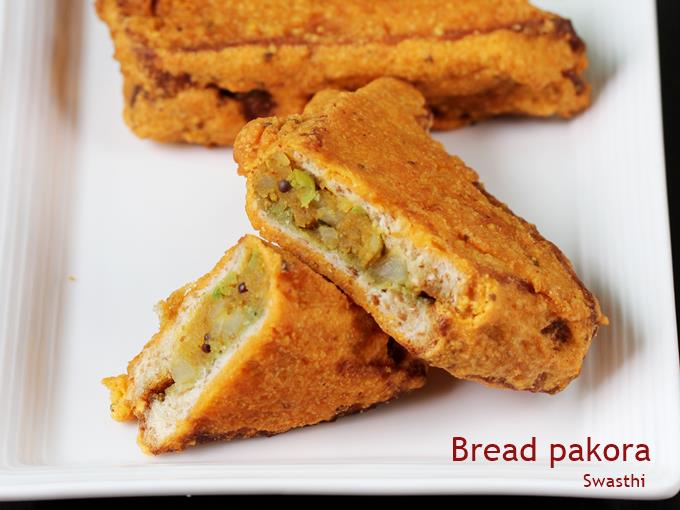 Bread pakora recipe | How to make bread pakora | Bread pakoda