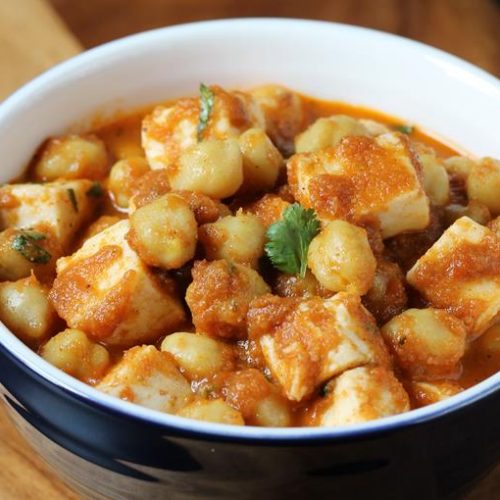 Chana Paneer Recipe - Swasthi's Recipes