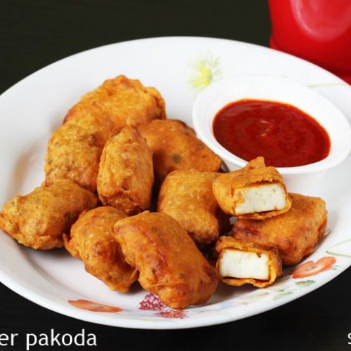 Paneer pakora - Swasthi's Recipes