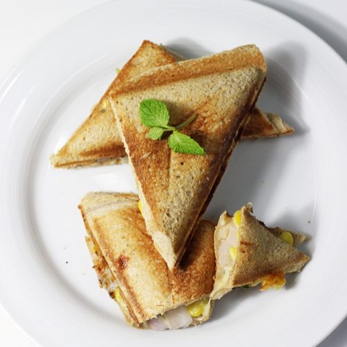 Corn cheese sandwich recipe | Sweet corn sandwich recipe