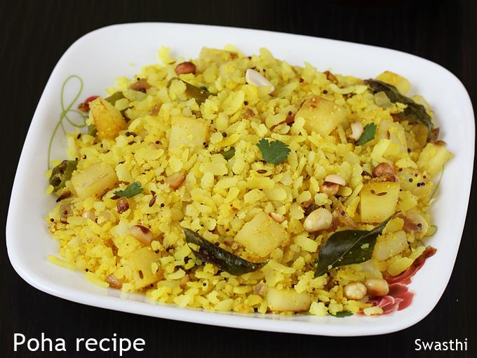 Poha recipe - Swasthi's Recipes