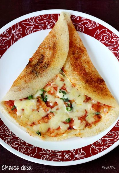 Cheese dosa recipe - Swasthi's Recipes