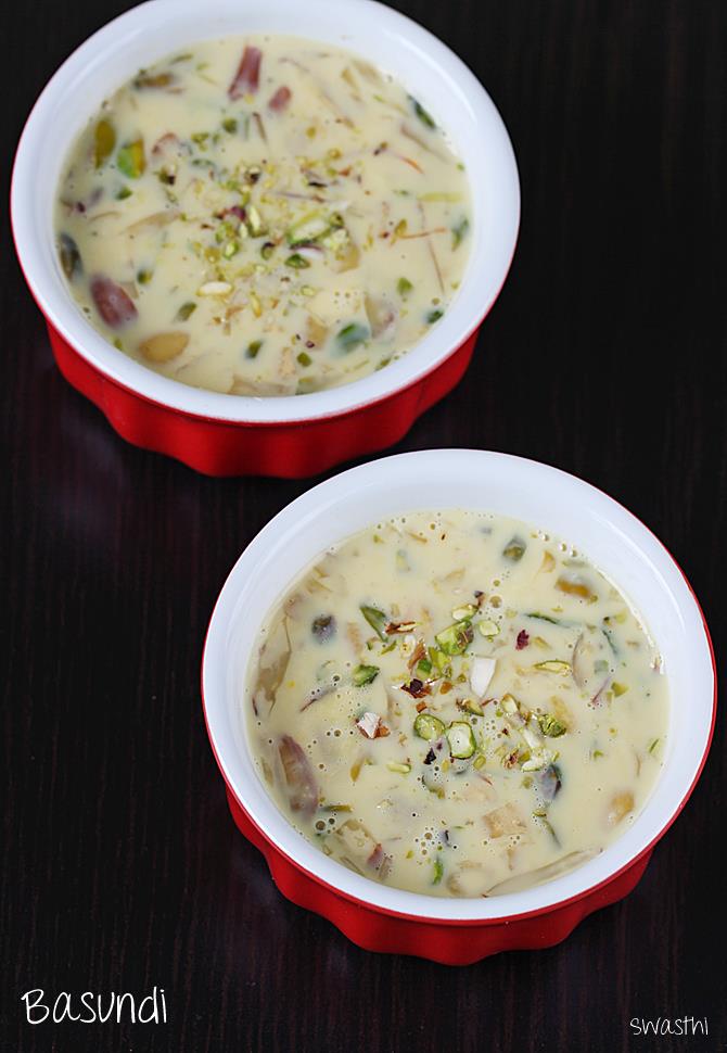 Basundi recipe | How to make basundi recipe | Easy basundi recipe