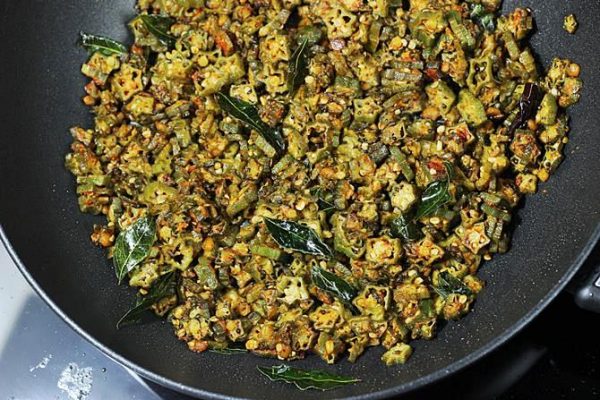 Vendakkai fry - Swasthi's Recipes