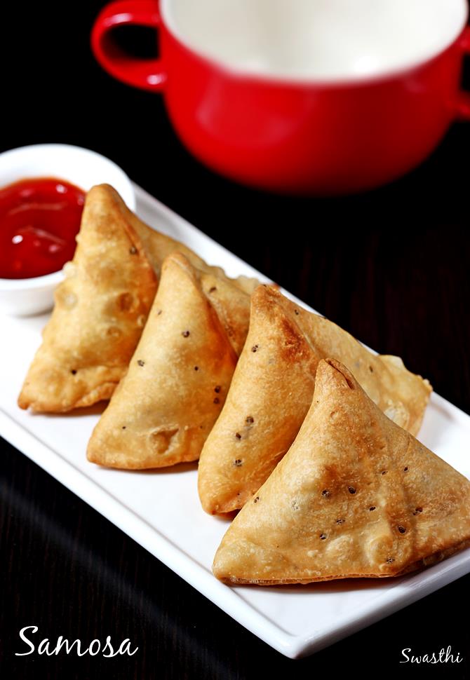 Samosa recipe, how to make samosa - Swasthi's Recipes