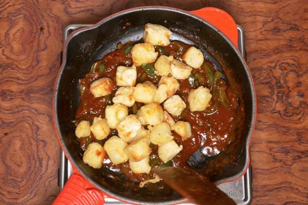 Schezwan Paneer Recipe - Swasthi's Recipes
