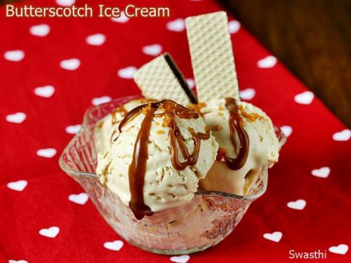 Butterscotch Ice cream recipe | How to make butterscotch ice cream