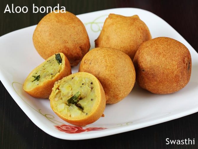 Aloo Bonda Recipe - Swasthi's Recipes