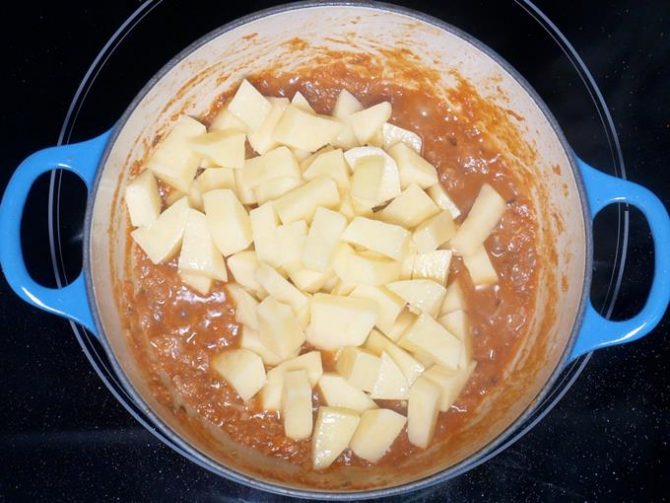 Aloo Matar Recipe | Aloo Mutter By Swasthi's Recipes