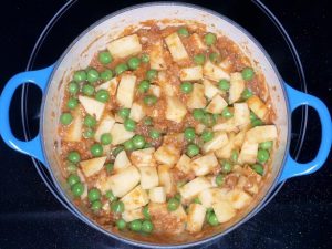 Aloo Matar Recipe | Aloo Mutter By Swasthi's Recipes