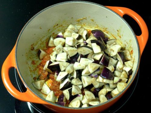 Brinjal Curry Recipe (Eggplant Curry) - Swasthi's Recipes