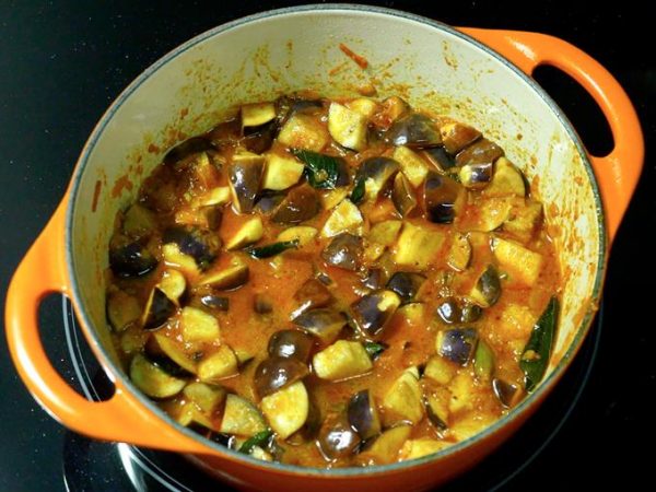Brinjal Curry Recipe (Eggplant Curry) - Swasthi's Recipes