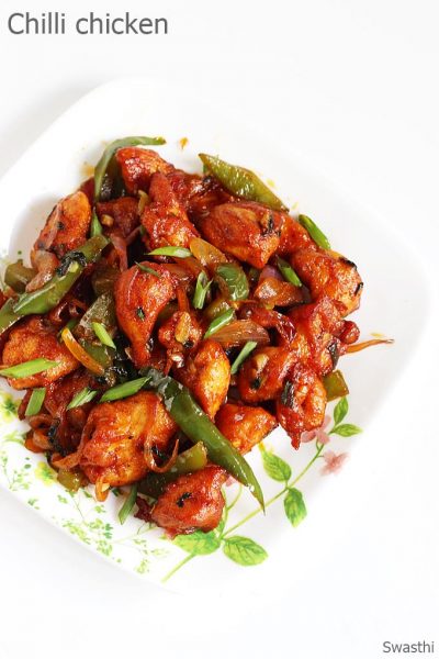 Chilli Chicken Recipe - Swasthi's Recipes