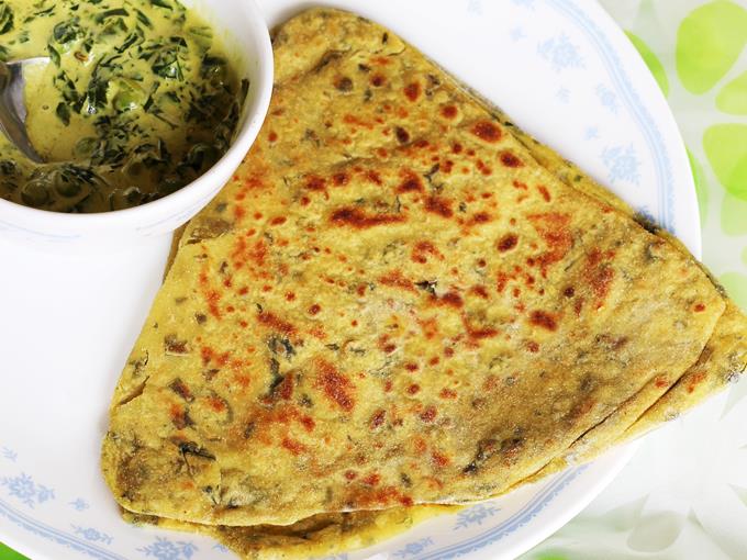 Methi paratha recipe - Swasthi's Recipes