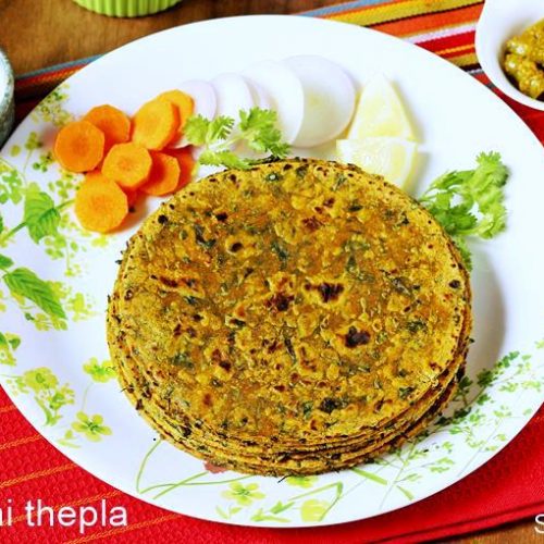 Thepla Recipe - Swasthi's Recipes