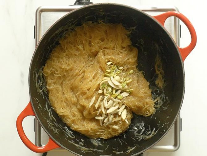 Seviyan Recipe (Sweet Vermicelli) - Swasthi's Recipes