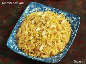 Seviyan Recipe (Sweet Vermicelli) - Swasthi's Recipes