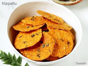 Nippattu recipe | Karnataka style crispy nippattu - Swasthi's Recipes