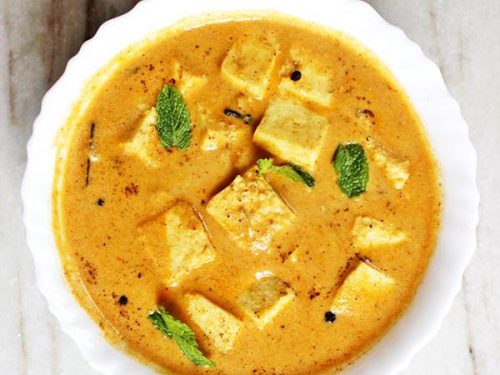 Paneer korma recipe (Paneer kurma) - Swasthi's Recipes