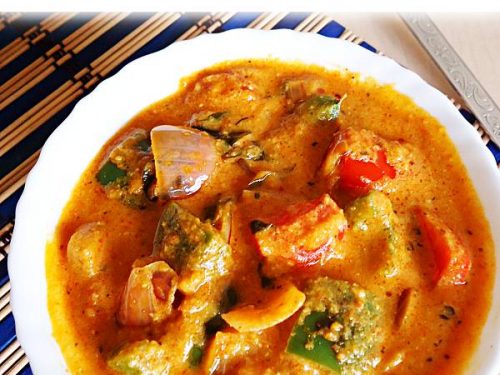 Capsicum rice recipe (Bell pepper rice) - Swasthi's Recipes