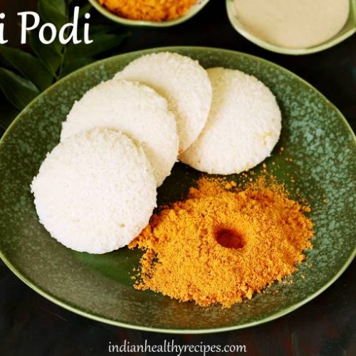 Idli podi recipe (Idli milagai podi) - Swasthi's Recipes