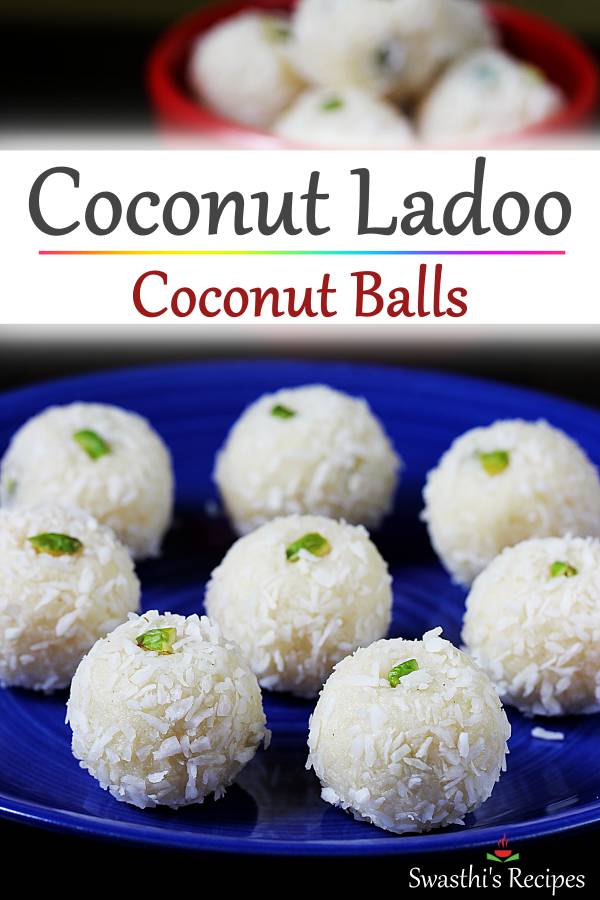 Coconut Ladoo Recipe How To Make Coconut Ladoo Laddu Nariyal Ladoo