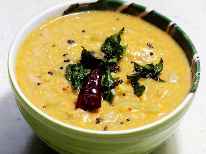 Sorakkai Kootu | Bottle Gourd Kootu - Swasthi's Recipes