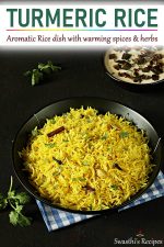 Turmeric rice recipe (stovetop & instant pot) - Swasthi's Recipes