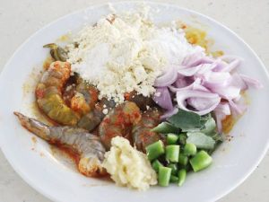 Shrimp Pakora (Shrimp Fritters, Prawn Pakora) - Swasthi's Recipes