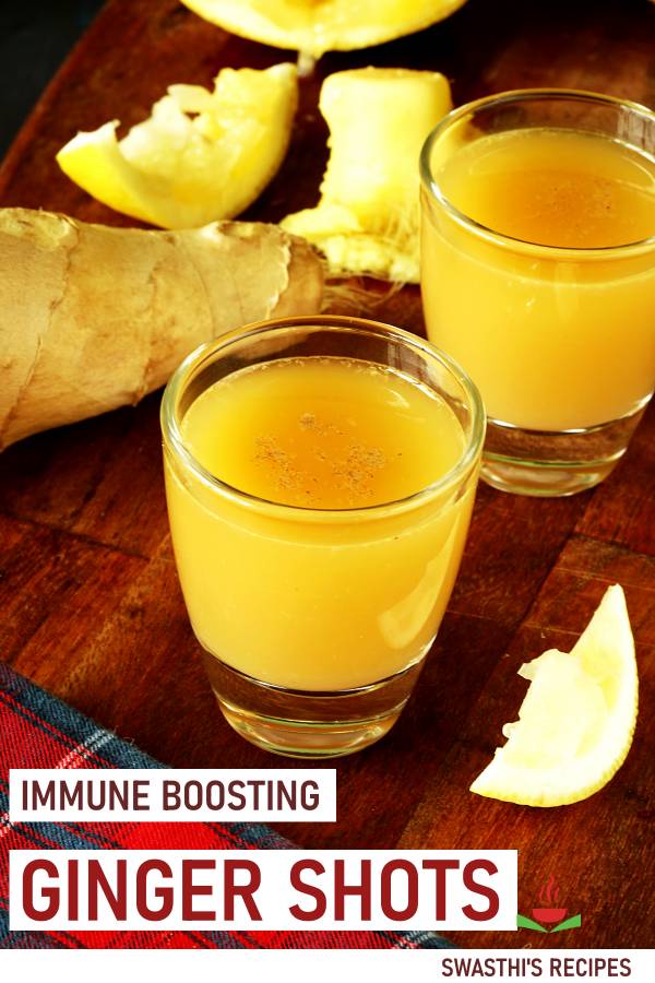  Ginger Shot Recipe How To Make Lemon Ginger Shot Swasthi s Recipes