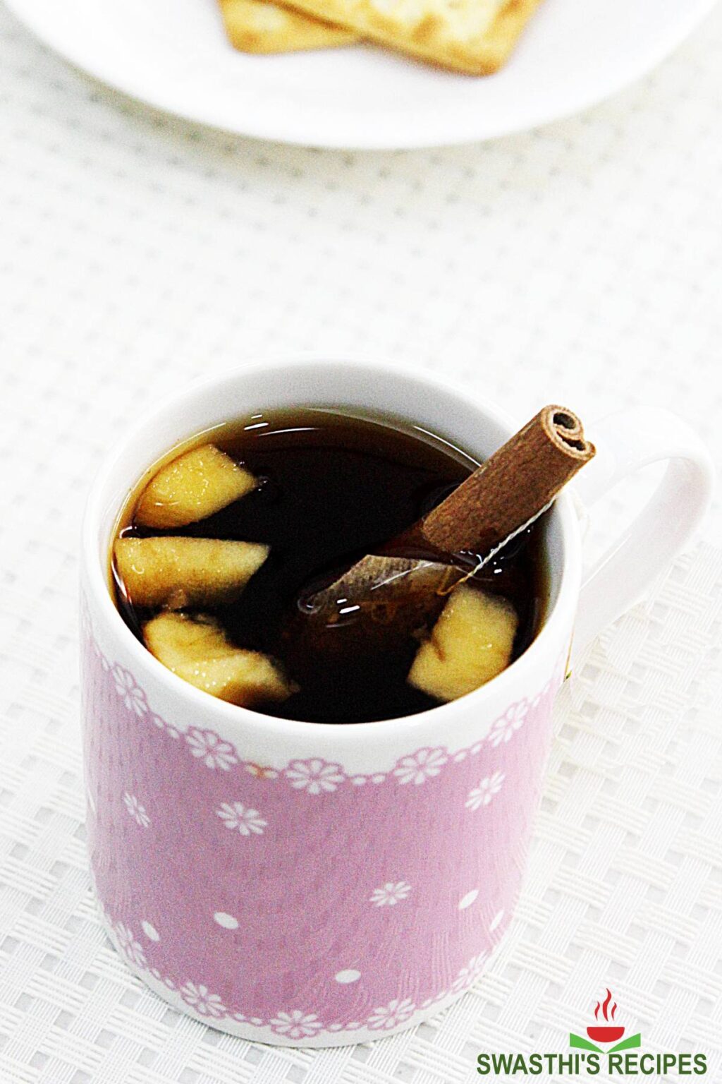 Apple Tea Recipe (Apple Cinnamon Tea) - Swasthi's Recipes