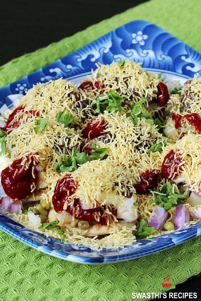 Papdi chaat | papri chaat recipe - Swasthi's Recipes