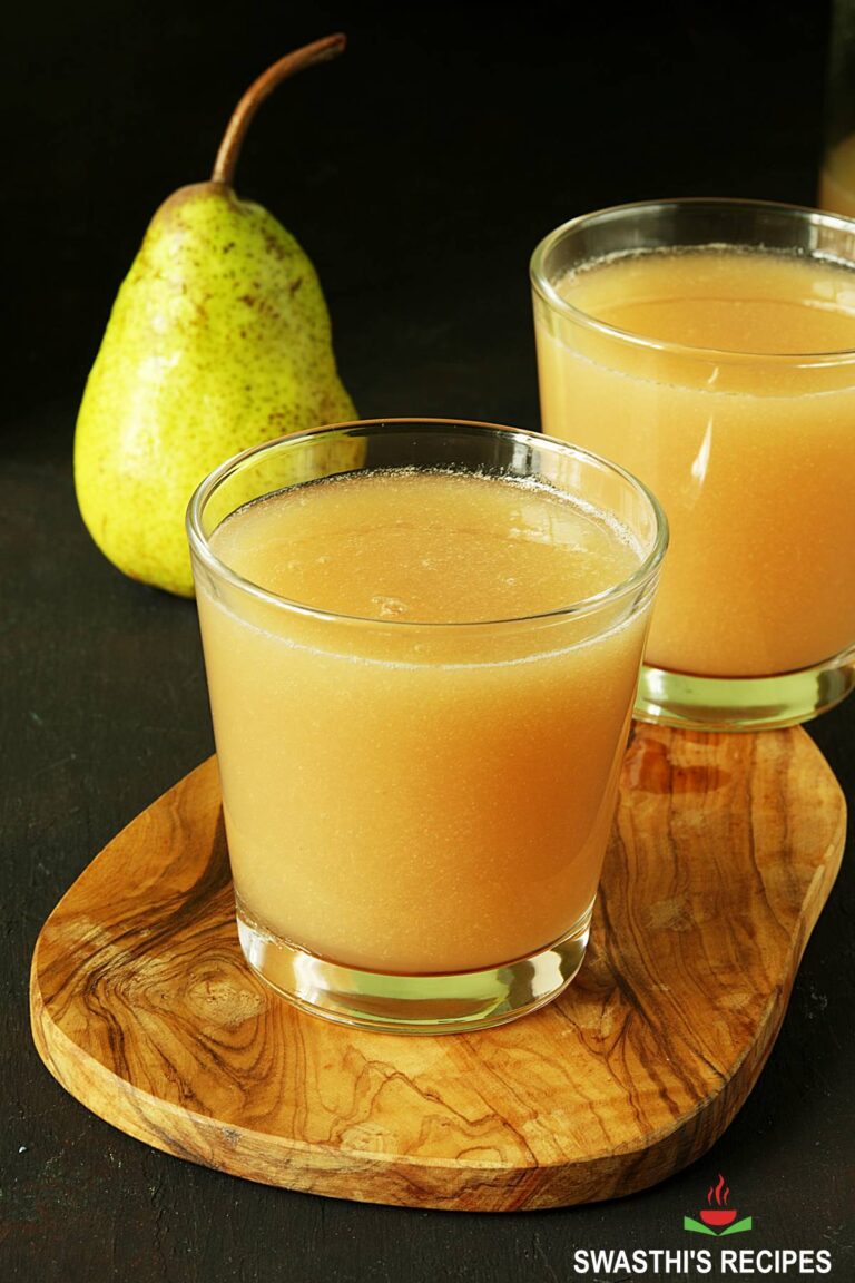 Pear Juice Recipe - Swasthi's Recipes