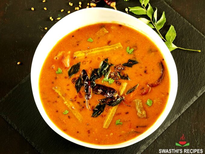 Sambar Recipe, How to Make Sambar - Swasthi's Recipes