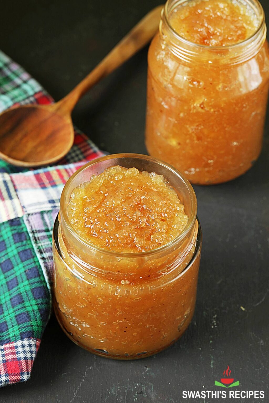 Apple Jam Recipe Without Pectin Swasthi s Recipes